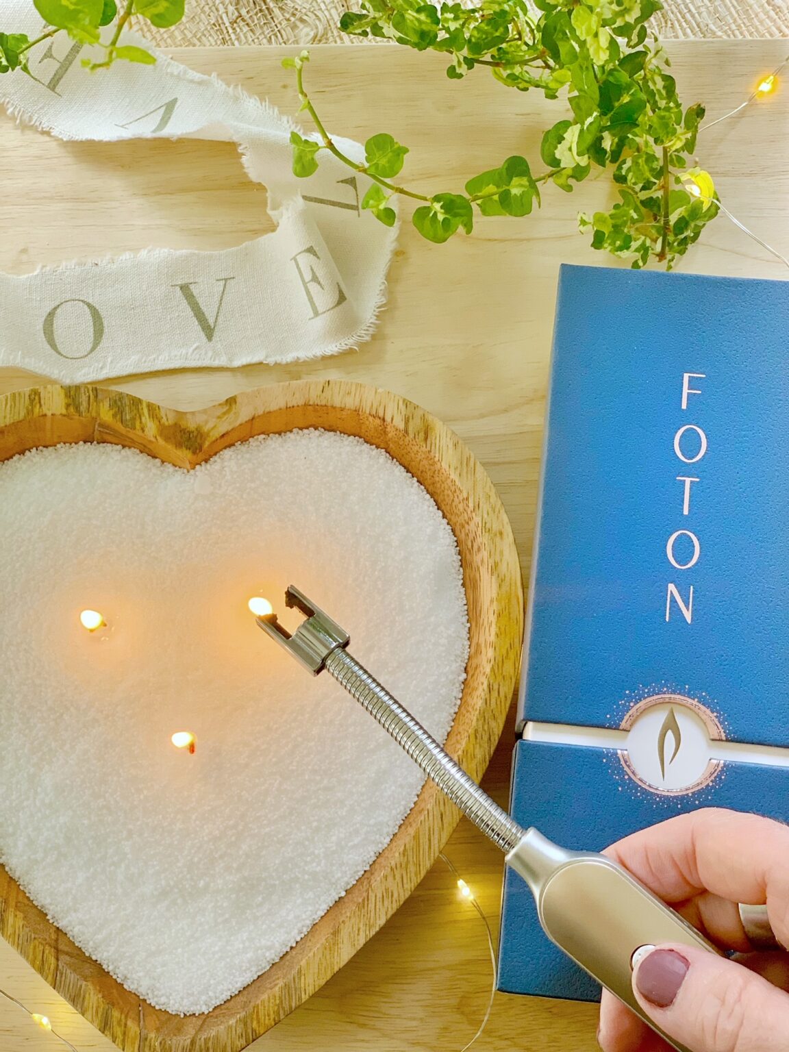 Make Dreamy Heart-Shaped Foton Pearled Candles for Valentine's Day ...