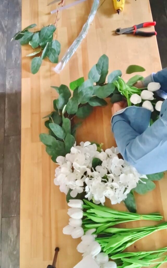 DIY Tulip Wreath: Craft Your Own Springtime Showstopper - Celebrated Nest