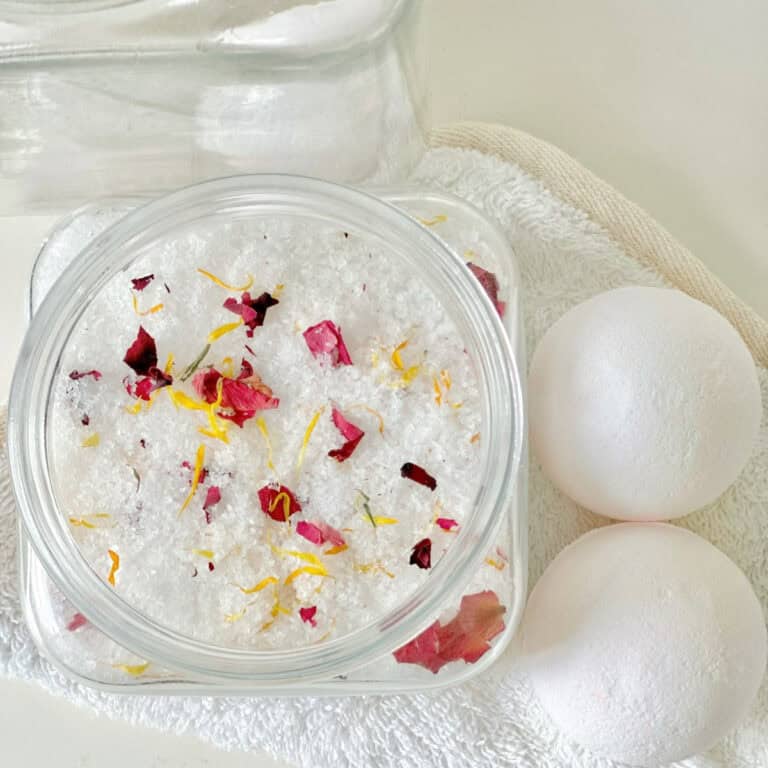 Make Your Own Herbal Bath Salt Recipes For Unwinding - Celebrated Nest