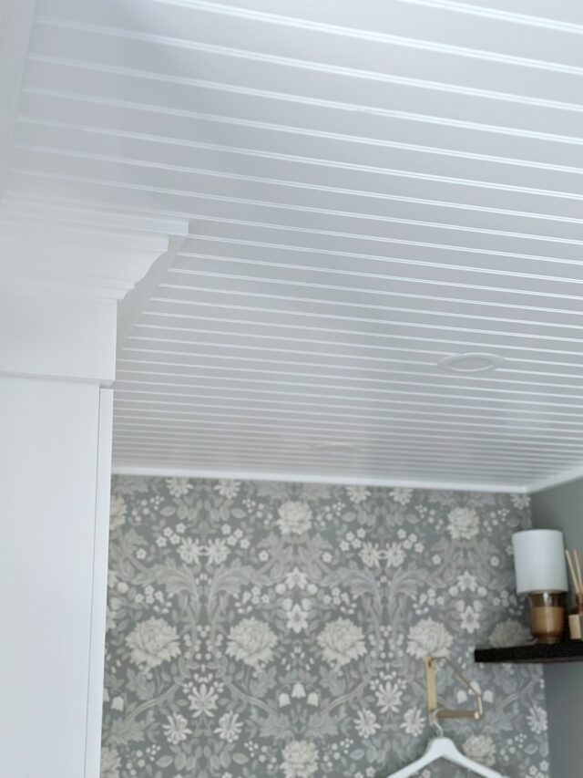 How to Install a Beadboard Ceiling Using Individual Boards (Not Panels ...