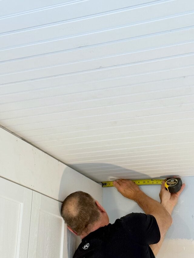How to Install a Beadboard Ceiling Using Individual Boards (Not Panels ...