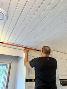 How to Install a Beadboard Ceiling Using Individual Boards (Not Panels ...