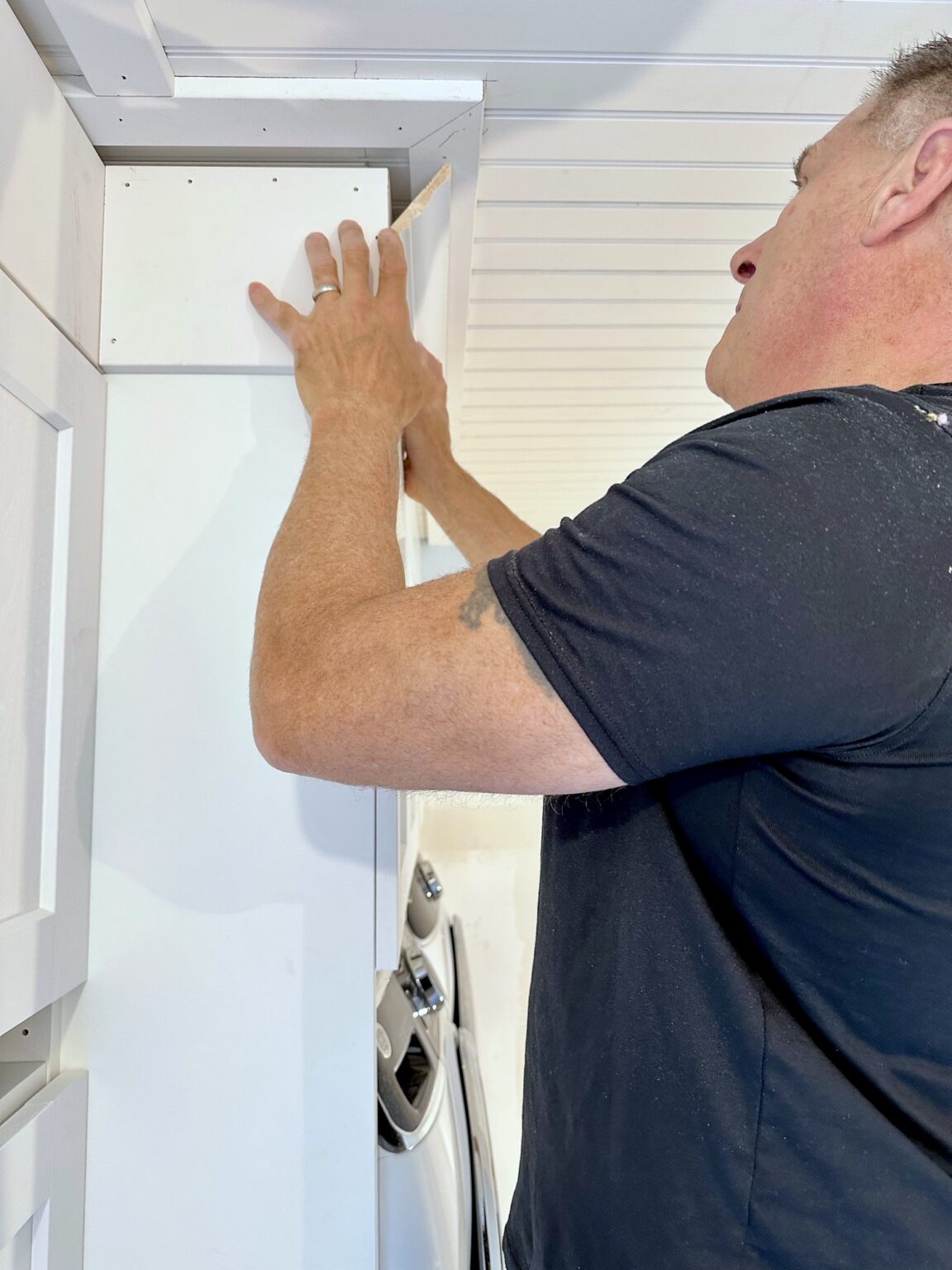 How to Install Beadboard on a Ceiling Using Individual Boards ...