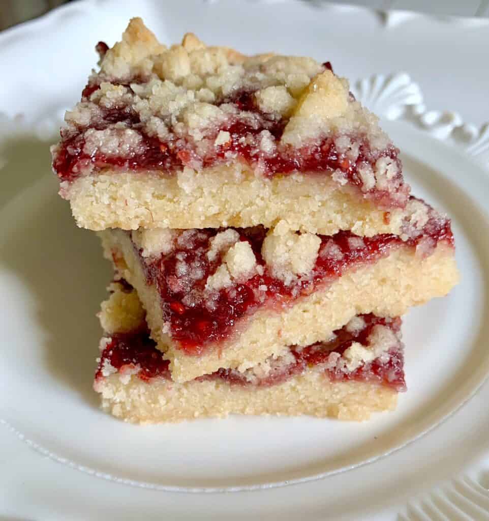 Raspberry Crumb Bars – Easy Sheet Pan Dessert - Celebrated Nest