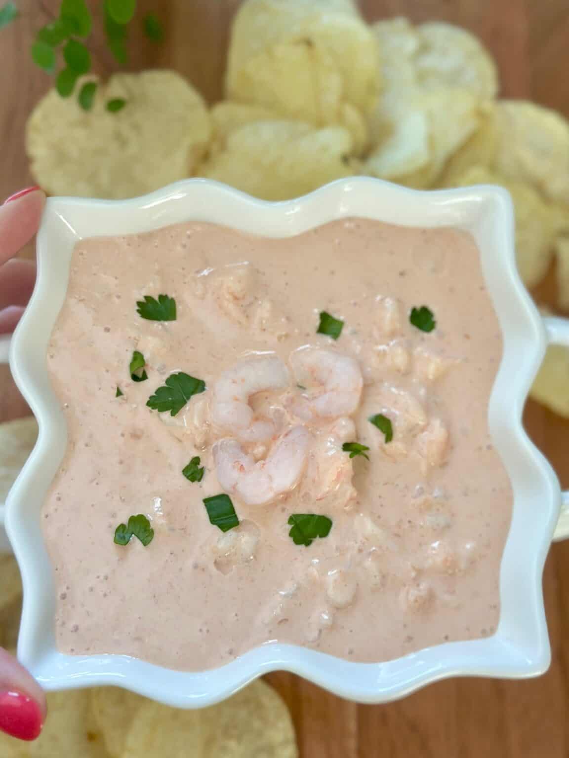 Shrimp Cocktail Dip (Easy 3-Ingredient Party Dip with Sour Cream ...